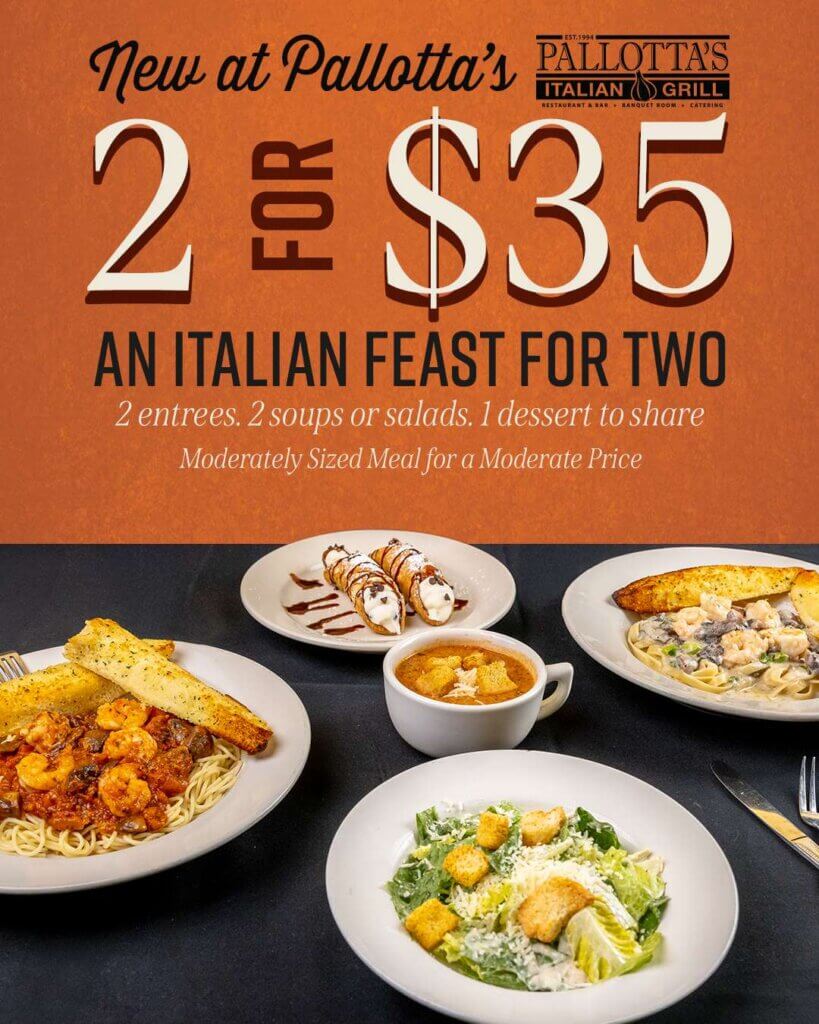 Specials- Pallottas Italian Grill